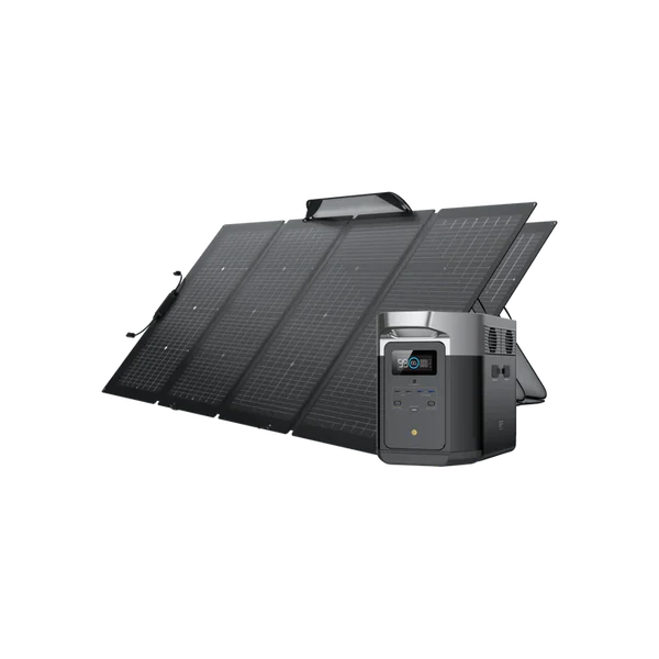 EcoFlow DELTA 1000 + 220W Solar Panel – Emergency Energy Solution